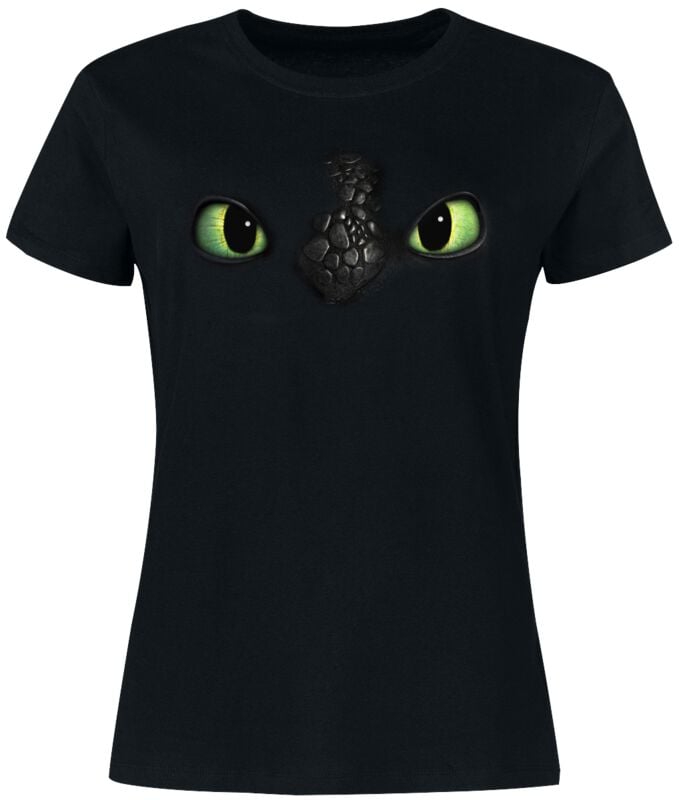 Toothless - Eyes | How to Train Your Dragon T-skjorte | EMP