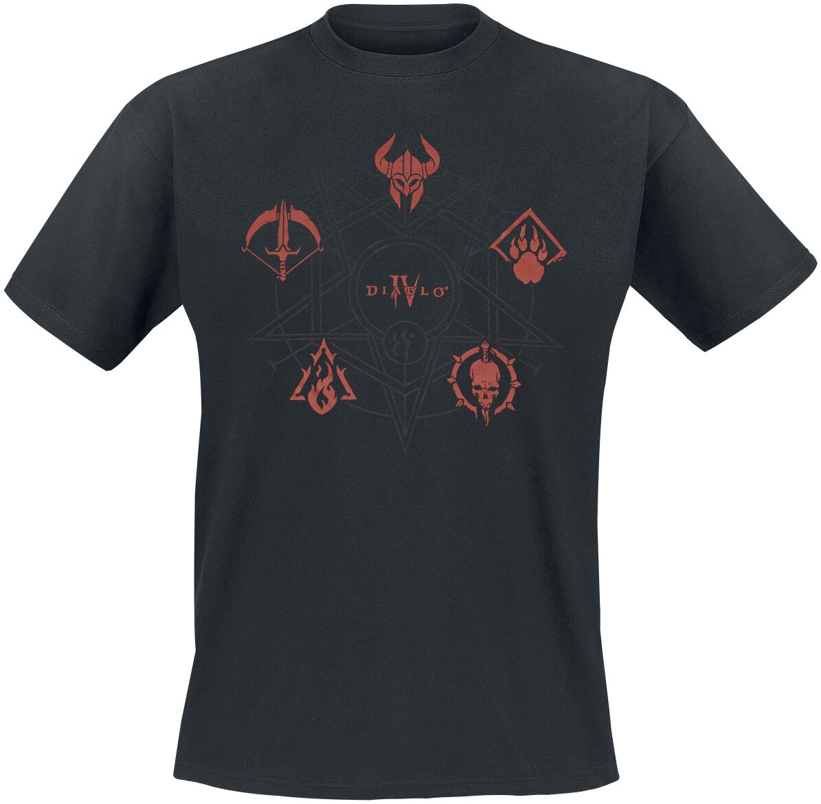 4 - Class icons | Diablo T-skjorte | EMP