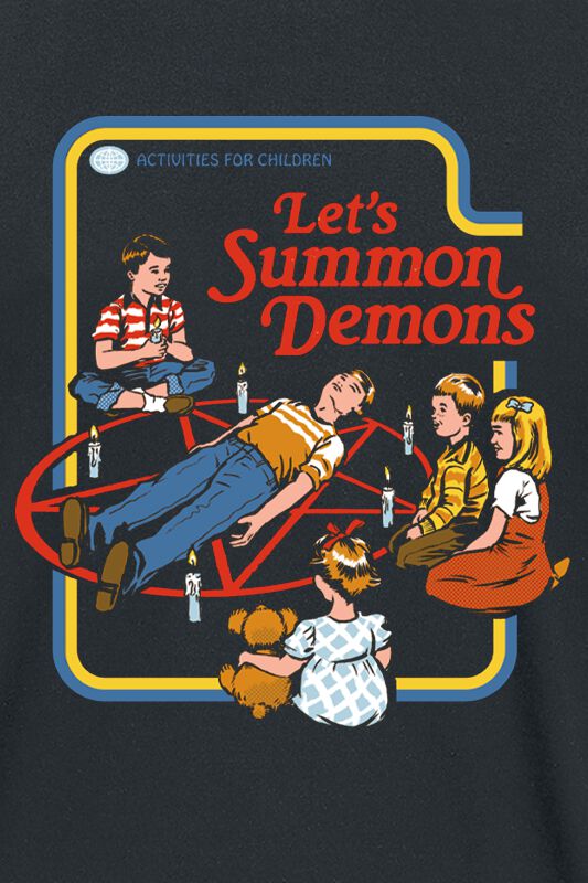 Let's Summon Demons | Steven Rhodes T-skjorte | EMP
