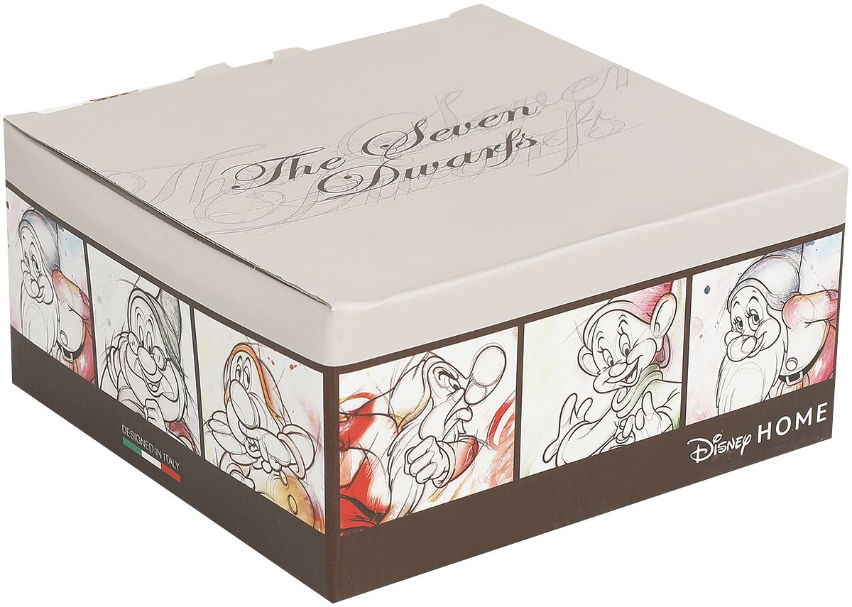 The Seven Dwarves - Sett av 4 iskrem kopper med teskjeer | Snow White ...